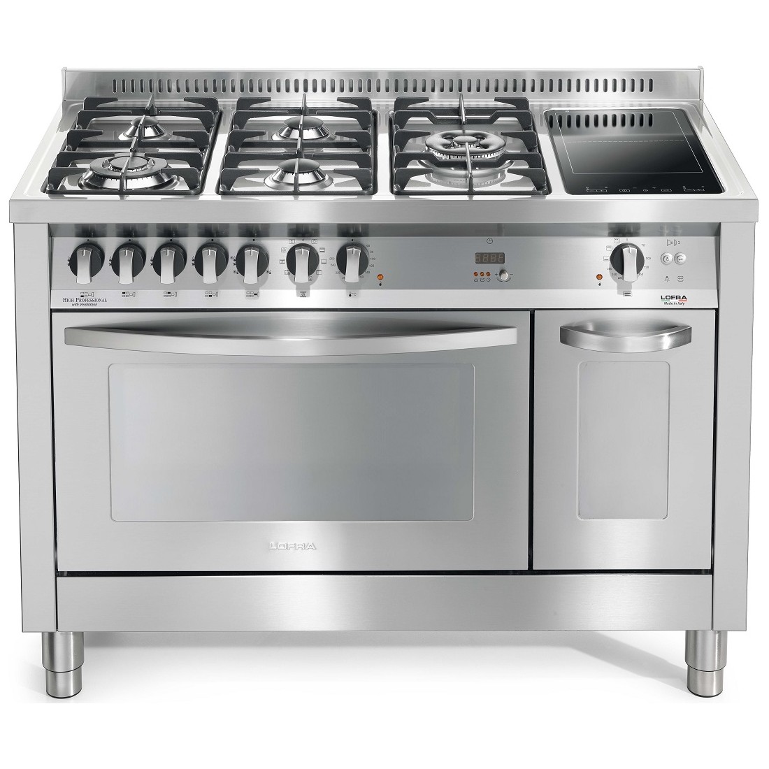 Piano de cuisson Lofra Professional 120cm inox | Cuisinières grande large