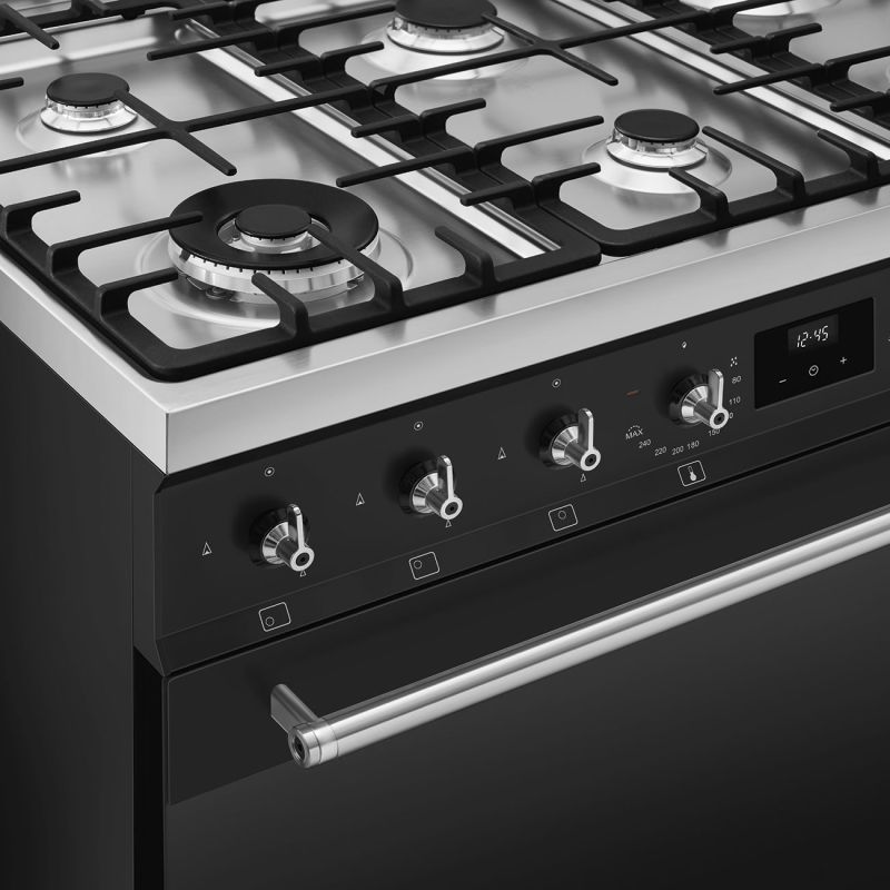 Piano de cuisson SMEG Classica 90 cm Mixte C9GMMB2