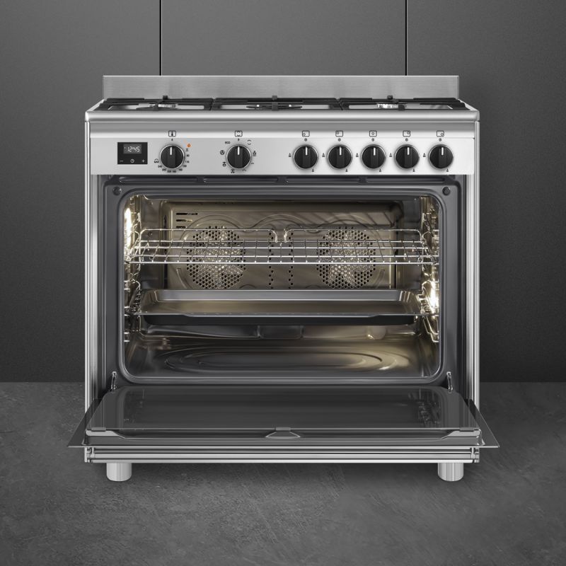 Piano de cuisson SMEG BG91N2 90cm mixte
