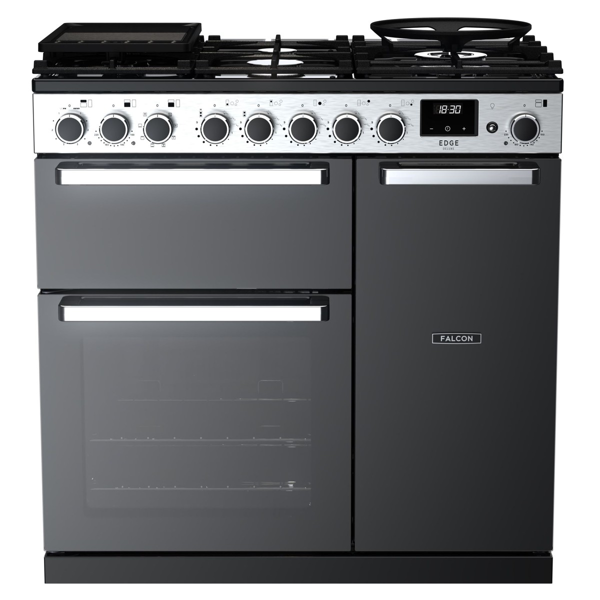 Piano de Cuisson Falcon EDGE DELUXE 90 cm – EDDL90DFGBLK/CM-E1