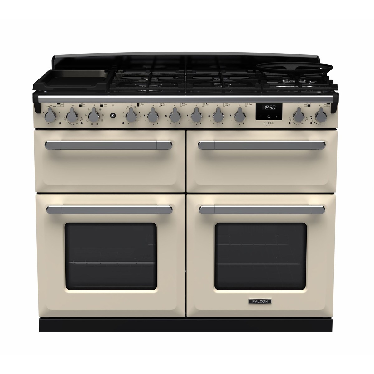 Piano de cuisson Falcon Estel Deluxe 110 cm Mixte 4 fours ESDLB110DF
