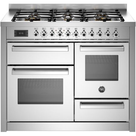 Piano de cuisson BERTAZZONI Professional 110 cm 3 fours Mixte