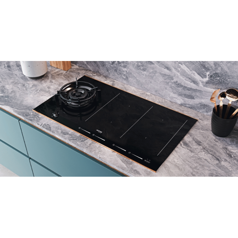 Plaque de cuisson mixte